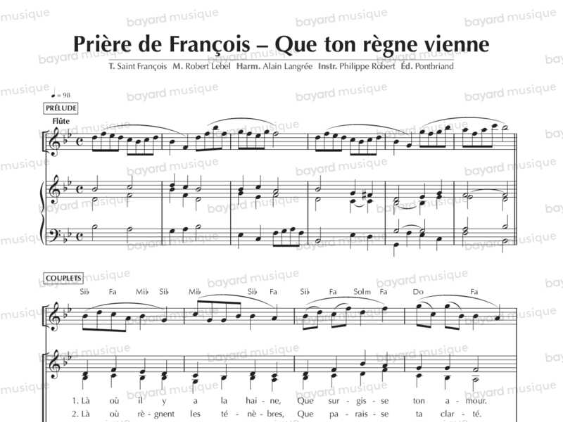 Bayard Musique - Chantons en Église • 50 chants pour prier avec saint ...