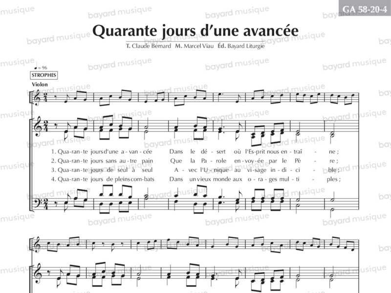 Bayard Musique - Chantons en Église • 20 chants pour l'année liturgique