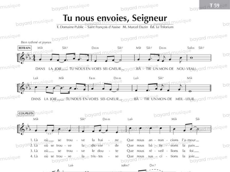 Bayard Musique - Chantons en Église • 22 chants pour l'Envoi