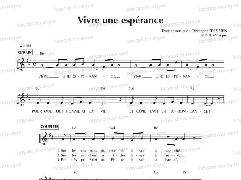 Bayard Musique - Chantons en Église - Pèlerins d’espérance